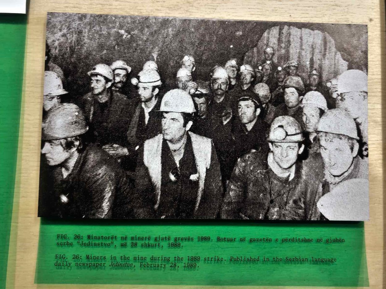 Exhibition About the Trepça Miners' Strike Opens - Prishtina Insight